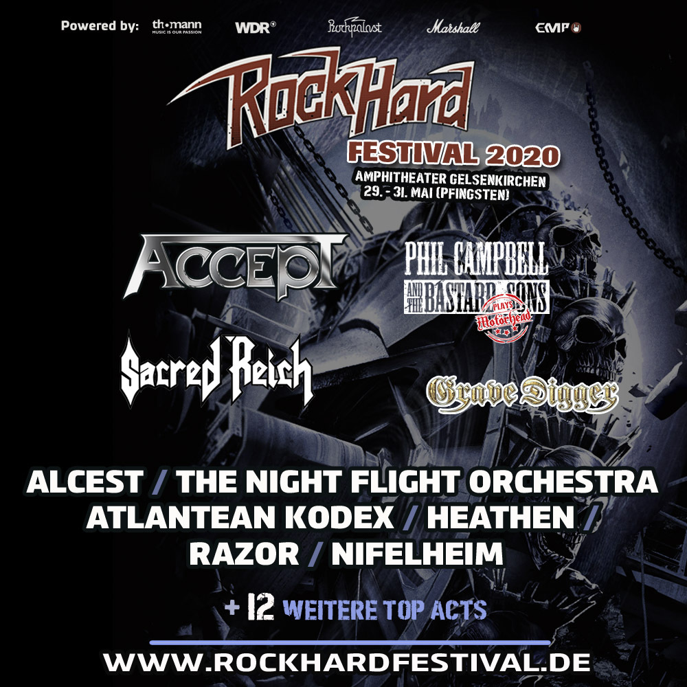 Rock Hard Festival 2020: Tri nove potrditve - ROCK HARD