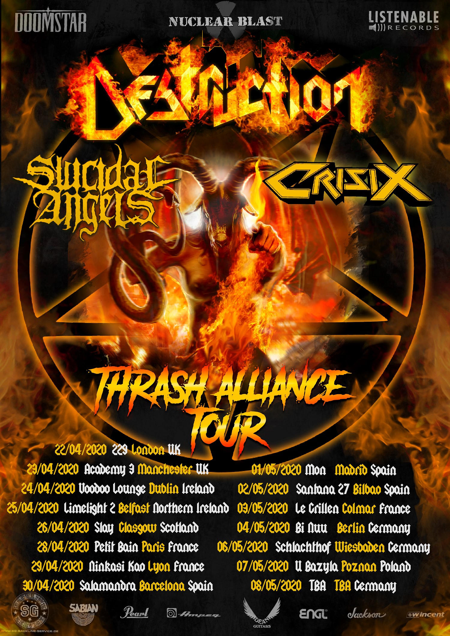 Destruction napovedujejo Thrash Alliance 2020 - ROCK HARD