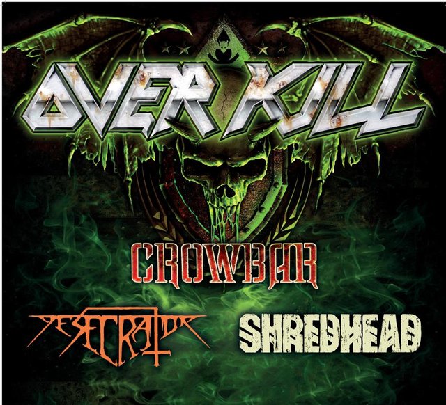 OVERKILL snippet in datumi turneje - ROCK HARD