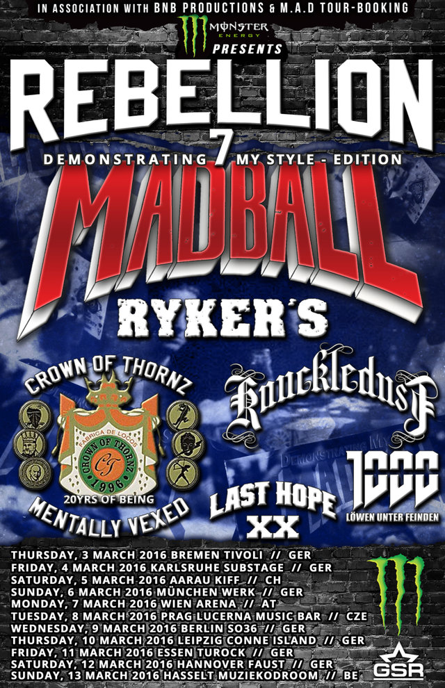 Rebellion Tour 7 z Madball - ROCK HARD