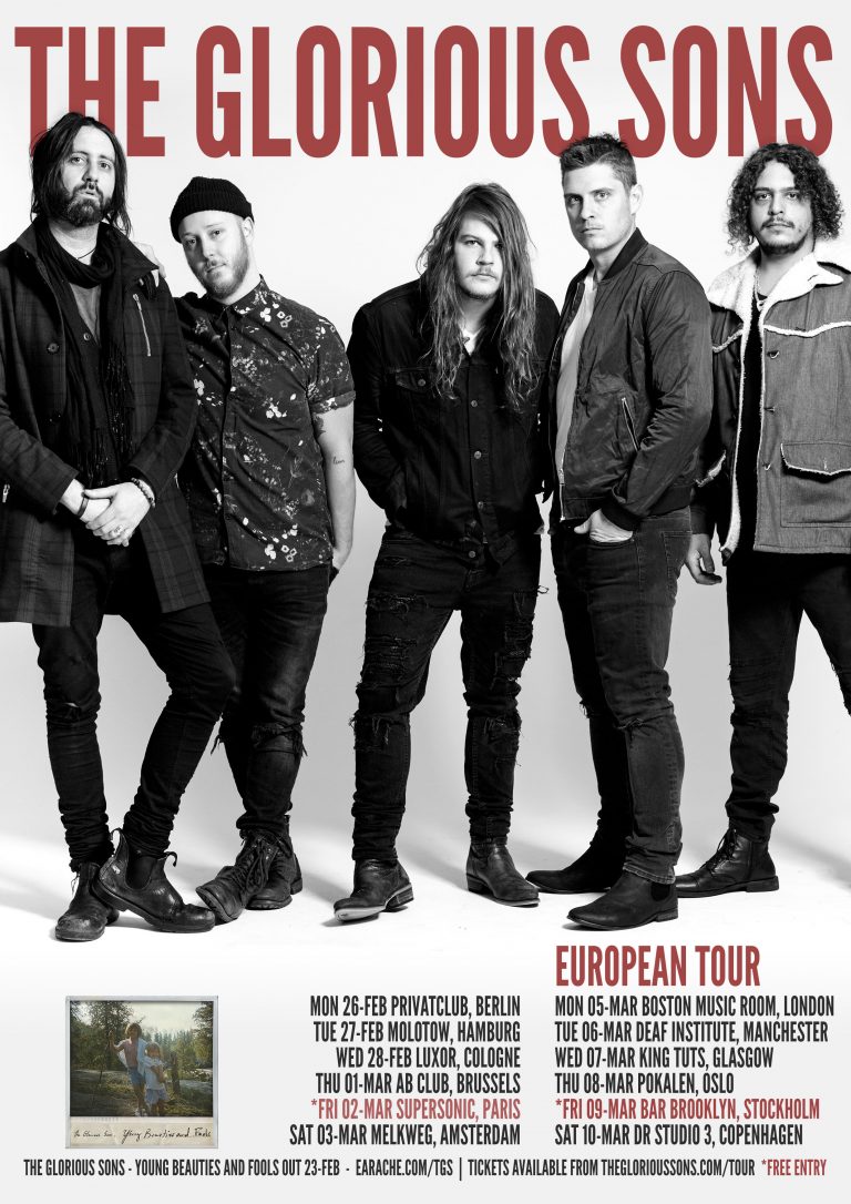 The Glorious Sons - album in turneja - ROCK HARD